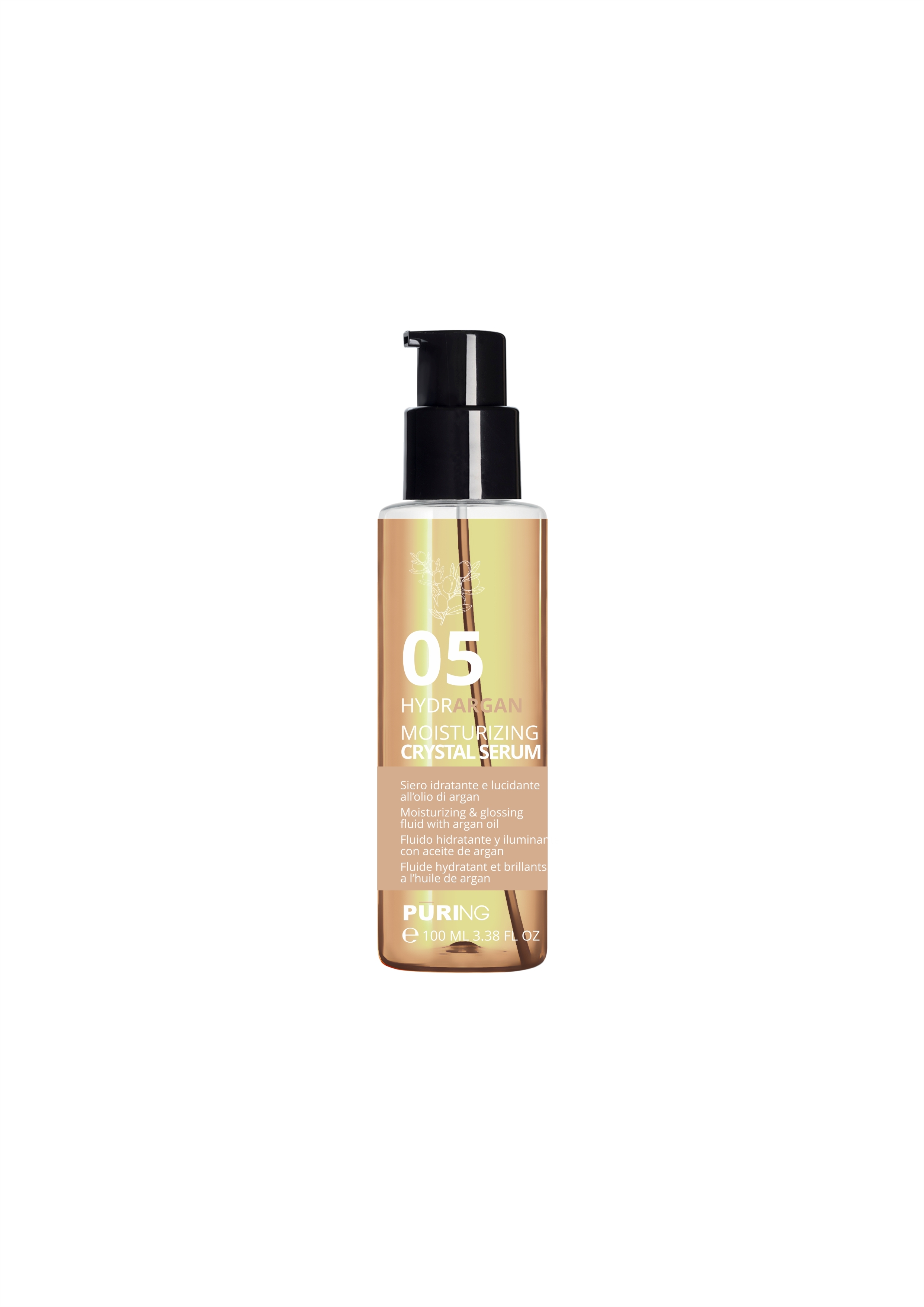 05 Hydrargan Moist og glossy serum 100 ml. PURING